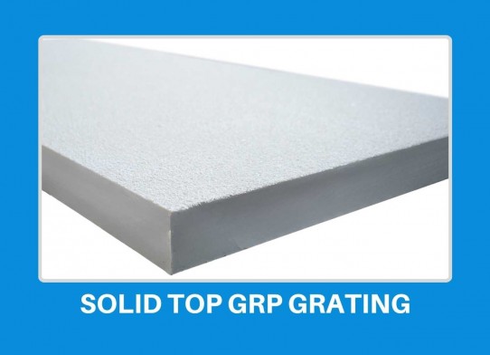 Solid Top Moulded Grp Grating 4490